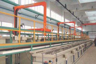 Cina Linea placcante del metallo automatico dello scaffale di Chrome per la pianta di placcatura del barilotto dello zinco in vendita