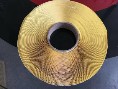22MM diameter 100% polyester hook and loop self adhesive dots coins with yellow