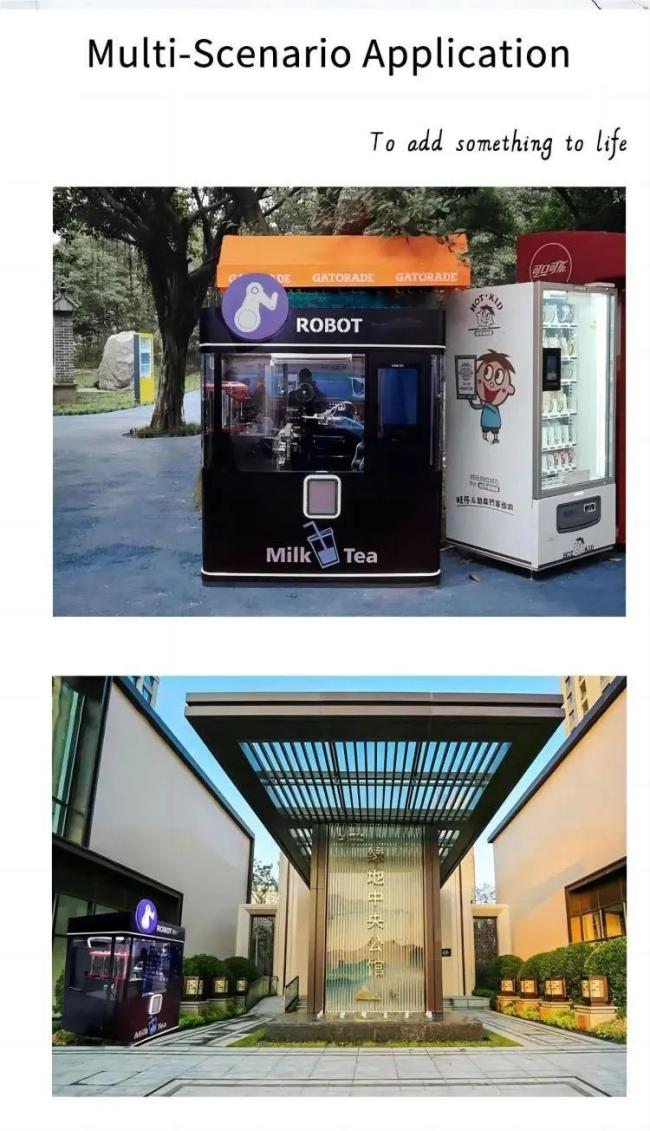 Coffee Robot Barista in commercial setting