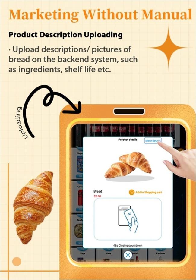 Close-up of touchscreen interface