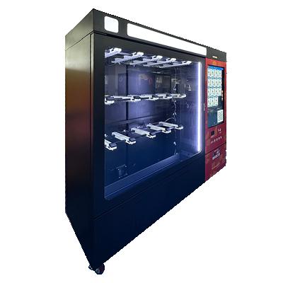 China Automated Clothing Vending Machine with 43-inch Touchscreen and Customizable Stickers for 24/7 Apparel Sales for sale