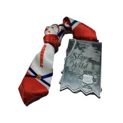 Cina Piatto maratona di sport del metallo della medaglia della medaglia su ordinazione in lega di zinco del nastro in vendita