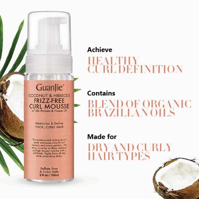 Alcohol Free Strong Hold Mousse Sulfate Free Silicone Free