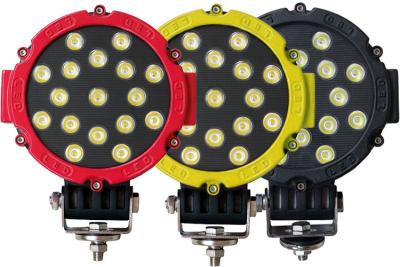 Cina L'anello nero giallo rosso degli accessori automatici fuori dalla strada ha condotto il lavoro 51W a 6.2 pollici leggero IP68 in vendita