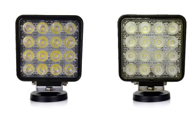Cina Luce principale automatica quadrata a 4.5 pollici del lavoro 48W di Epistar per il veicolo dell'azienda agricola del camion ATV 4X4 SUV in vendita