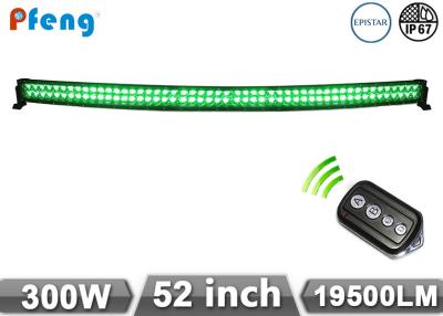 China De gebogen 52 InchLed Lichte Afstandsbediening van de Bar300w Groene Stroboscoop Te koop
