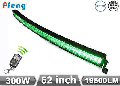 China 52 duim300w Groene Kleur Gebogen Geleide Lichte Bar voor Vrachtwagen/Offroad Te koop