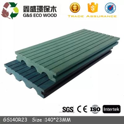 Cina L'insetto rinforza il composto di plastica di legno solido dei bordi di Decking di 150mm WPC senza chiodo in vendita