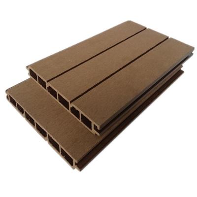 Cina Rivestimento della parete di 117MM WPC 3d pannello i bordi di recinzione di legno compositi del grano di legno in vendita