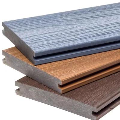 Cina Decking composito uv 3d di Grey Wood Plastic Composite Flooring WPC del passaggio pedonale anti in vendita