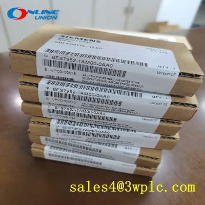 China 6ES7952-1AM00-0AA0 SIEMENS RAM Memory Card For S7-400 for sale