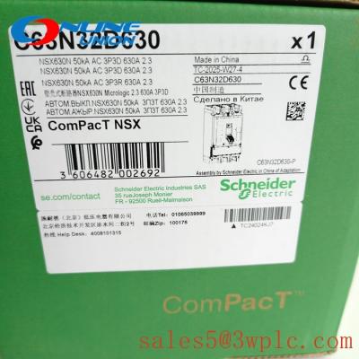China C63N32D630 SCHNEIDER Circuit breaker Compact NSX630N for sale
