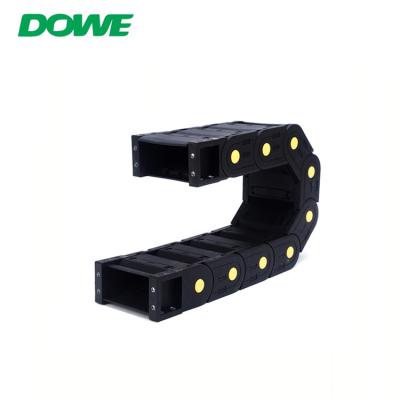 Κίνα H40x125 εσωκλειόμενη Towline κίτρινη αλυσίδα έλξης μεταφορέων καλωδίων δύναμης πλαστική προς πώληση
