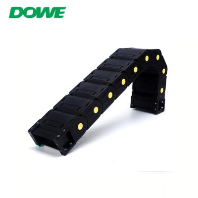 Κίνα H40x125 εσωκλειόμενη Towline κίτρινη αλυσίδα έλξης μεταφορέων καλωδίων δύναμης πλαστική προς πώληση