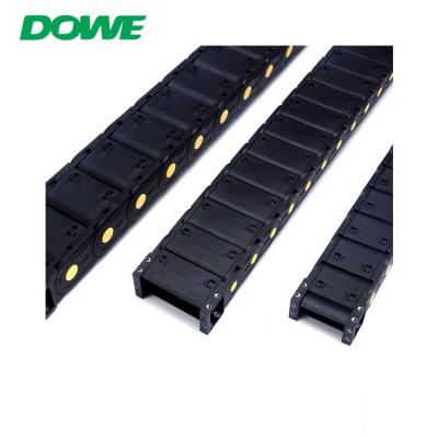Κίνα H40x125 εσωκλειόμενη Towline κίτρινη αλυσίδα έλξης μεταφορέων καλωδίων δύναμης πλαστική προς πώληση