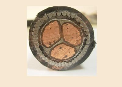 Cina 25mm2 cavo isolato PVC del centro del Cu 3 un gemello da 0.6/1 chilovolt e cavo armato di terra in vendita