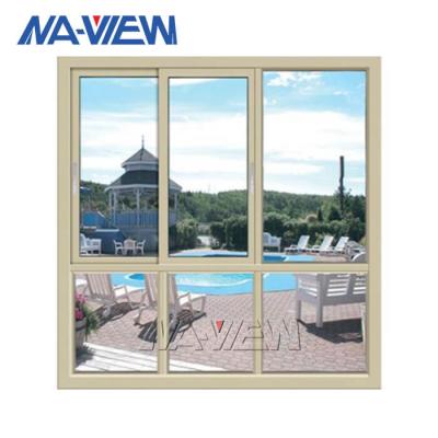 China Horizontales gleitendes Aluminiumwindows, das Patio Windows schiebend anodisiert zu verkaufen