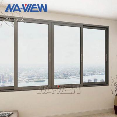 China NAVIEW gleitendes Aluminiumwindows PVDF großes gleitendes Windows zu verkaufen