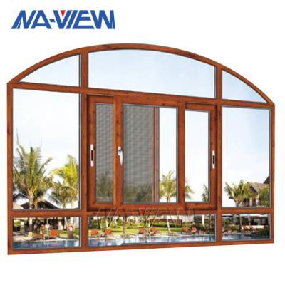 China Bester niedriger Preis-gebogener gleitendes Fenster-chinesischer Aluminiumlieferant gleitendes Glas-Windows Soems zu verkaufen