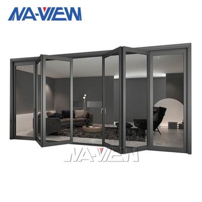 China Anodizing Aluminium Bifold Windows Patio Folding Doors And Windows for sale