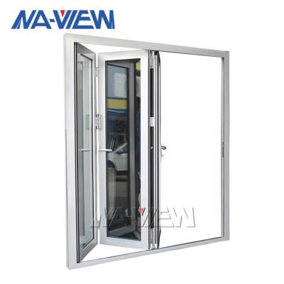 Cina Porte di vetro di scivolamento ripiegabili Bifold di alluminio di RAL Windows CE in vendita