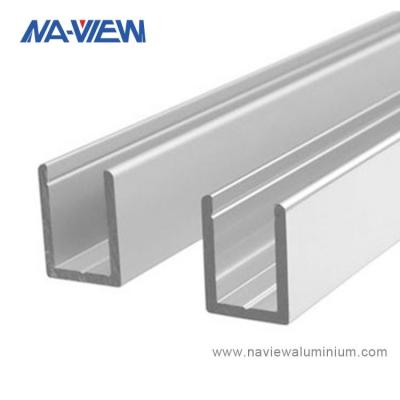 Cina Aluminium U Channel Shaped Section Extrusions Profiles Supplier Company espulso in vendita