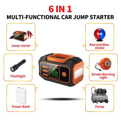 Cina Veicolo Jump Starter Power Bank con compressore d'aria 10000mAh 12000mAh 16000mAh Emergency Battery Pack in vendita
