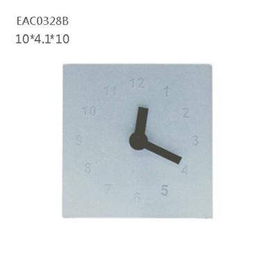 Cina Puntatore quadrato blu di Digital dell'orologio di muro di cemento per il × 4 cm del × 10 cm della decorazione 10cm della Tabella in vendita