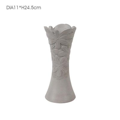 Cina Peso leggero concreto alto all'aperto del vaso di Handmake per i centri di nozze in vendita