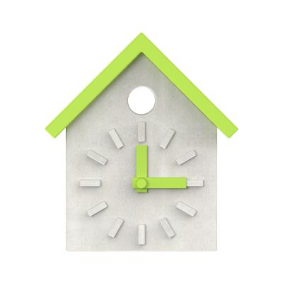 Cina Alloggi l'orologio di parete dell'orologio di verde di forma/controllo elettronico fatto a mano degli orologi di parete in vendita