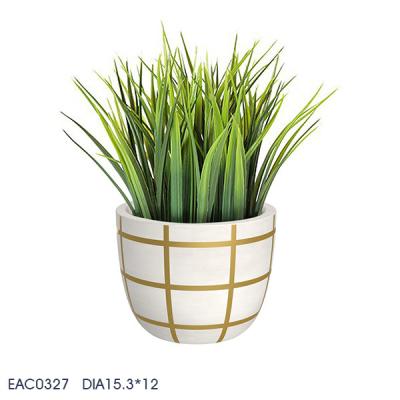 Cina Colore da tavolino dell'interno del vaso di fiore del cilindro che disegna il × 12cm ×15.3cm di 15.3cm in vendita