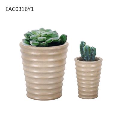 Cina Stri il vaso di fiore del cemento/iarda domestica di vasi da fiori concreti con lo scolapiatti in vendita