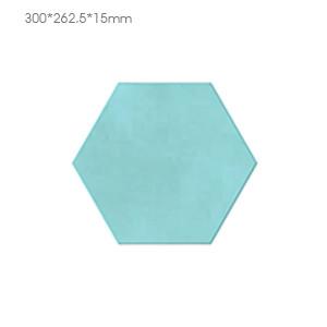 Cina Pannello di muro di mattoni verde di esagono/blocchi in calcestruzzo decorativi impermeabili in vendita