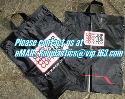 China la moda de 100%Eco-friendly HDPE/LDPE lleva el bolso que hace compras plástico de la manija suave del lazo del bolso, vagos plásticos de la manija suave del lazo de la promoción en venta