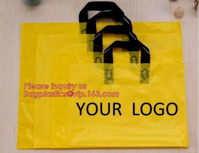 China bolso suave biodegradable con mejores ventas con los certificados del hogar ASTM D6400 del estiércol vegetal de la AUTORIZACIÓN de EN13432 BPI, bagease, bagplas de la manija del lazo en venta