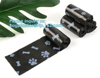 China Biodegradable custom made pet dog waste bag, Wholesale Custom Colorful Pet Poop Bag Dog Waste Bag With Dispenser Dog Poo for sale