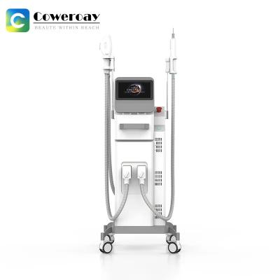 China Ice Cool Ipl Haarverwijdering Tatoeage Pigment Verwijder Picosecond RF Laser Machine Te koop