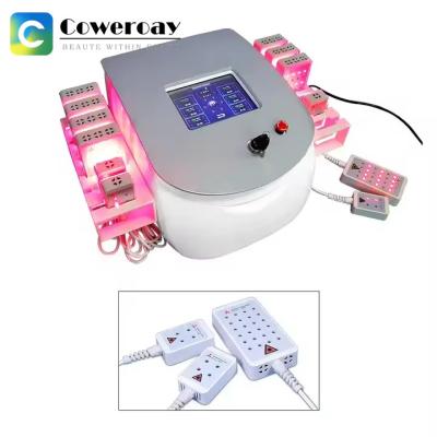 Cina 5d Lipo Pad 660nm 980nm Lipolaser Red Light Slimming Machine per la combustione dei grassi in vendita