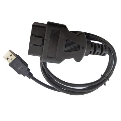 중국 자동차를 위해 남자 2A에 여성인 USB 케이블에 대한 OEM 16 핀 OBDII 판매용