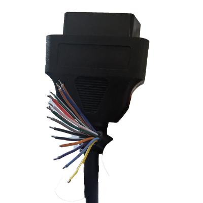 Chine Connecteur femelle J1962 du câble ouvert OBD2 d'extension de 16 bornes pour ouvrir la prise à vendre