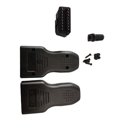 중국 자동차 OBD2 16Pin 바가지는 숫놈 커넥터 플러그 어댑터 광 2 안정 소자 배선 어댑터 샐을 수용하여 형성했습니다 판매용