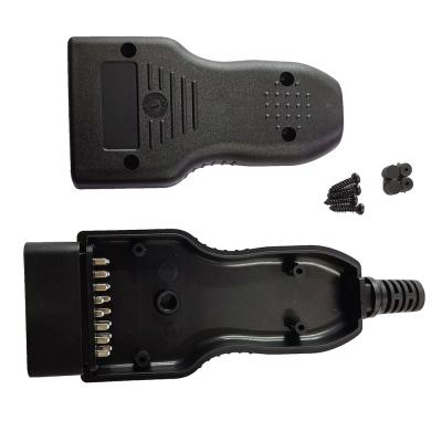 중국 자동차 OBD2 16Pin 바가지는 숫놈 커넥터 플러그 어댑터 광 2 안정 소자 배선 어댑터 샐을 수용하여 형성했습니다 판매용