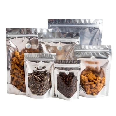 China Recyclable Custom Size Valve For Food Vacuum Bag Set Shop Vacuum Storage Bags With Pump en venta