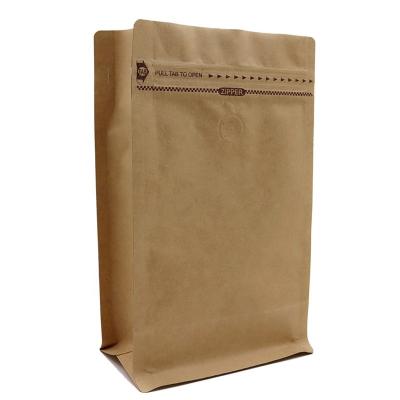 China Security Custom Printing Personalized Packaging Zip Lock Kraft Paper Coffee Summer Sachet With Valve en venta