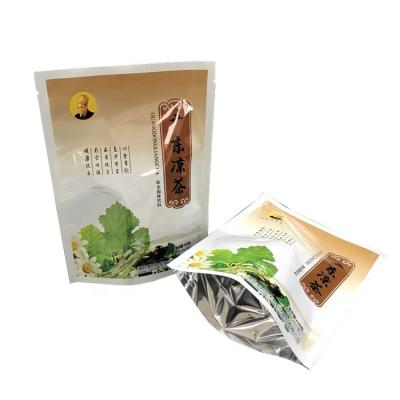 China Custom Printing Safety Coffee Drinks Herbal Tea Bag Stand Up Bag Plastic Packaging Bag For Food Storage en venta