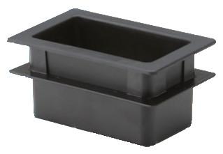 Cina Montaggio di plastica della maniglia di porta delle parti industriali nere delle porte nel pannello in vendita