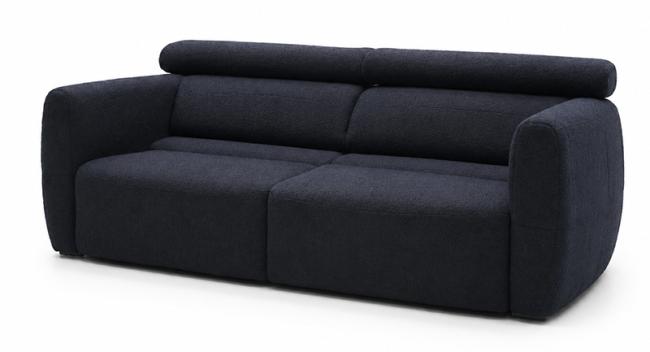 Modern electric sliding sofa bed in contemporary living room setting