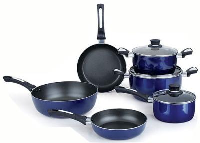 China COOKWARE ANTIADHERENTE ESMALTADO PORCELANA DE 9 PCS en venta