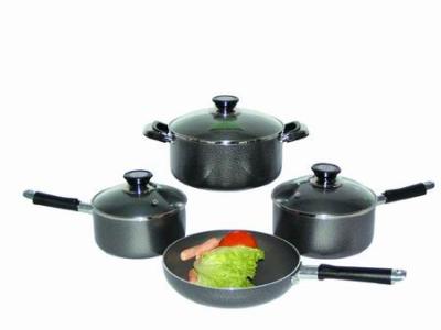 China El ALUMINIO PINTÓ el SISTEMA CUBIERTO ANTIADHERENTE del COOKWARE 7PCS en venta
