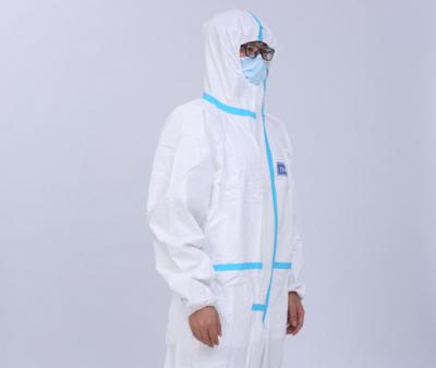 Cina vestito eliminabile 1.75KPa impermeabile della tuta protettiva medica 2500g in vendita